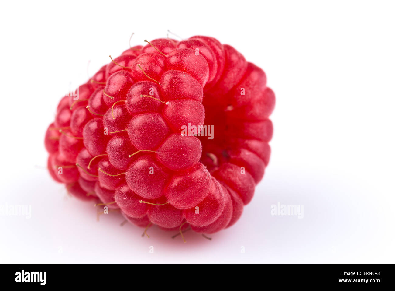 Fresh raspberry isolated on a white background Stock Photo - Alamy