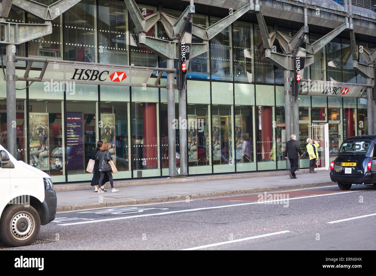 HSBC Queen Street London Stock Photo - Alamy