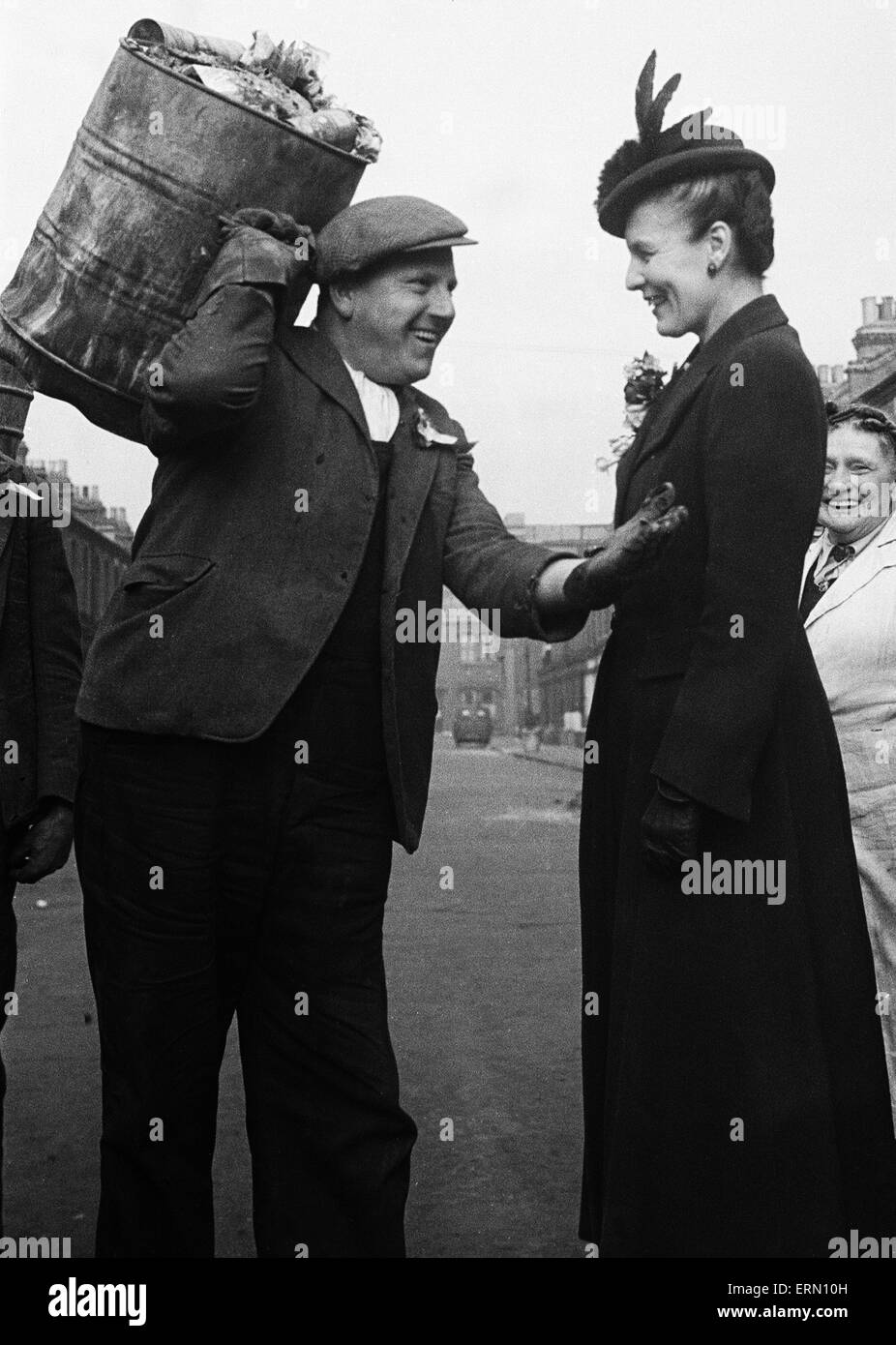 Making a polling day tour of her Fulham constituency. Dr Edith ...