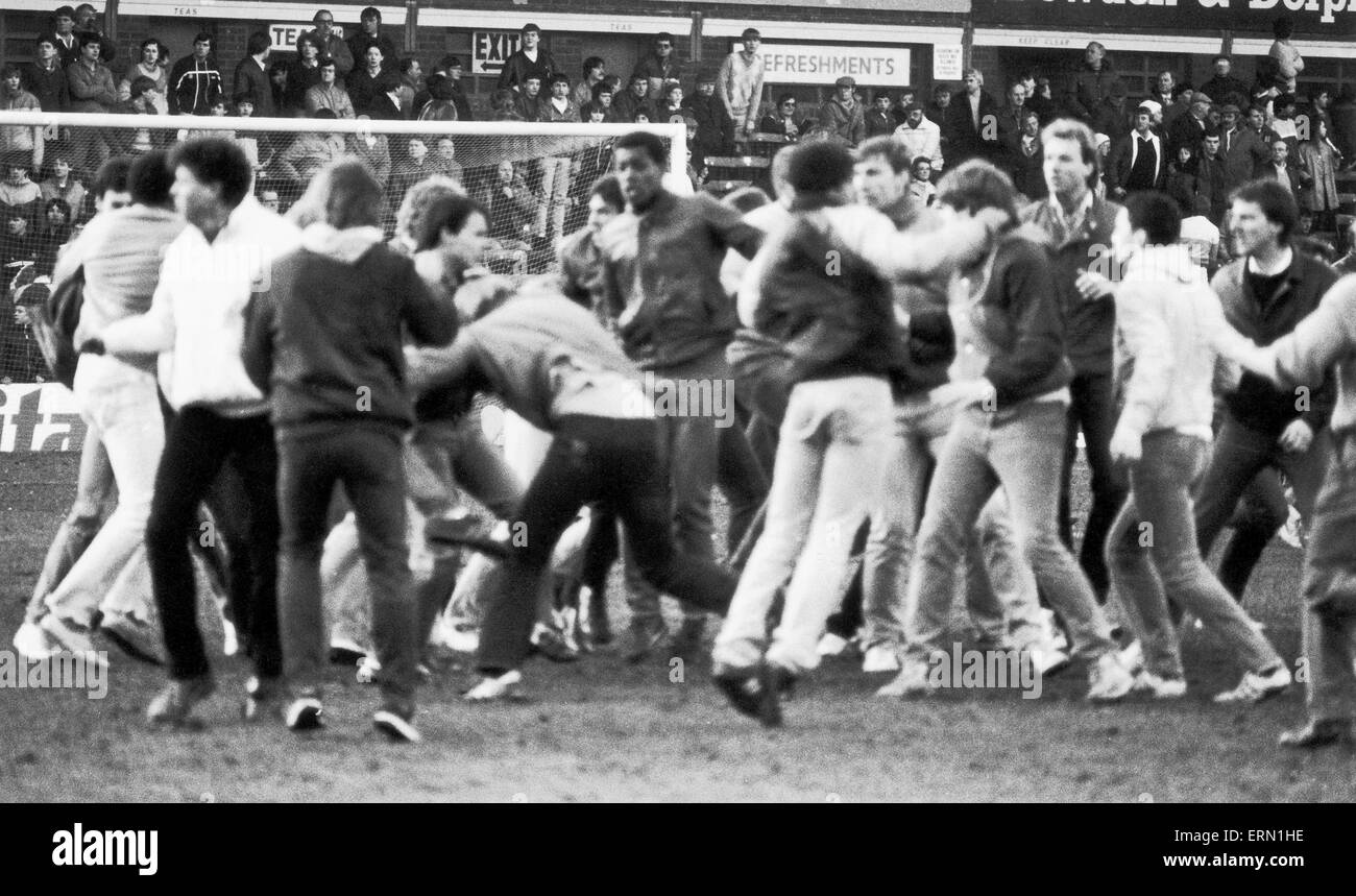 Football hooligans birmingham hi-res stock photography and images - Alamy