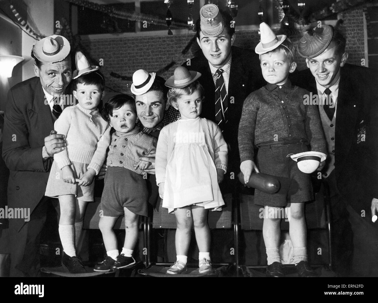 Birmingham City football club Christmas Party. Footballers Peter Murphy ...
