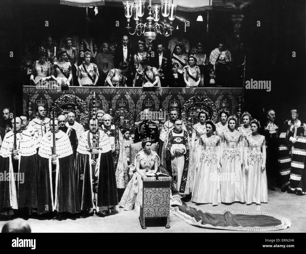 The Coronation of Queen Elizabeth II was the ceremony in which the ...