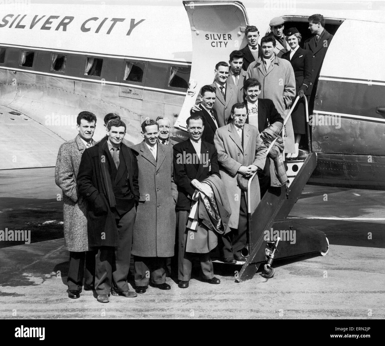 Before boarding Black and White Stock Photos & Images - Alamy