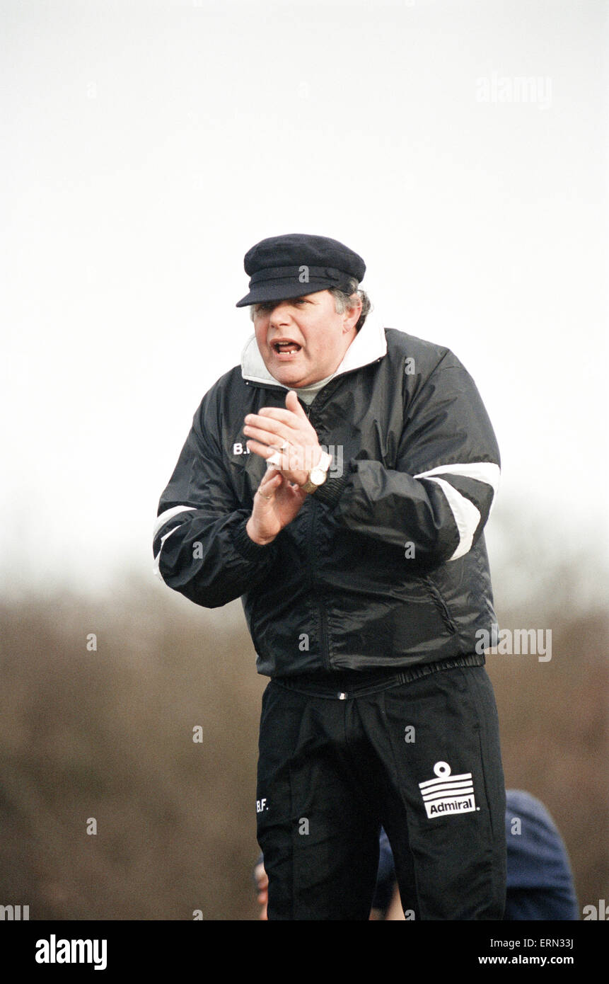 Birmingham City football manager Barry Fry pictured during a training ...