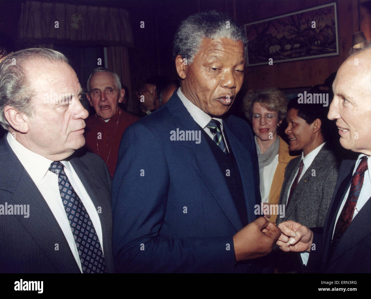 African national congress deputy leader nelson mandela hi-res stock ...