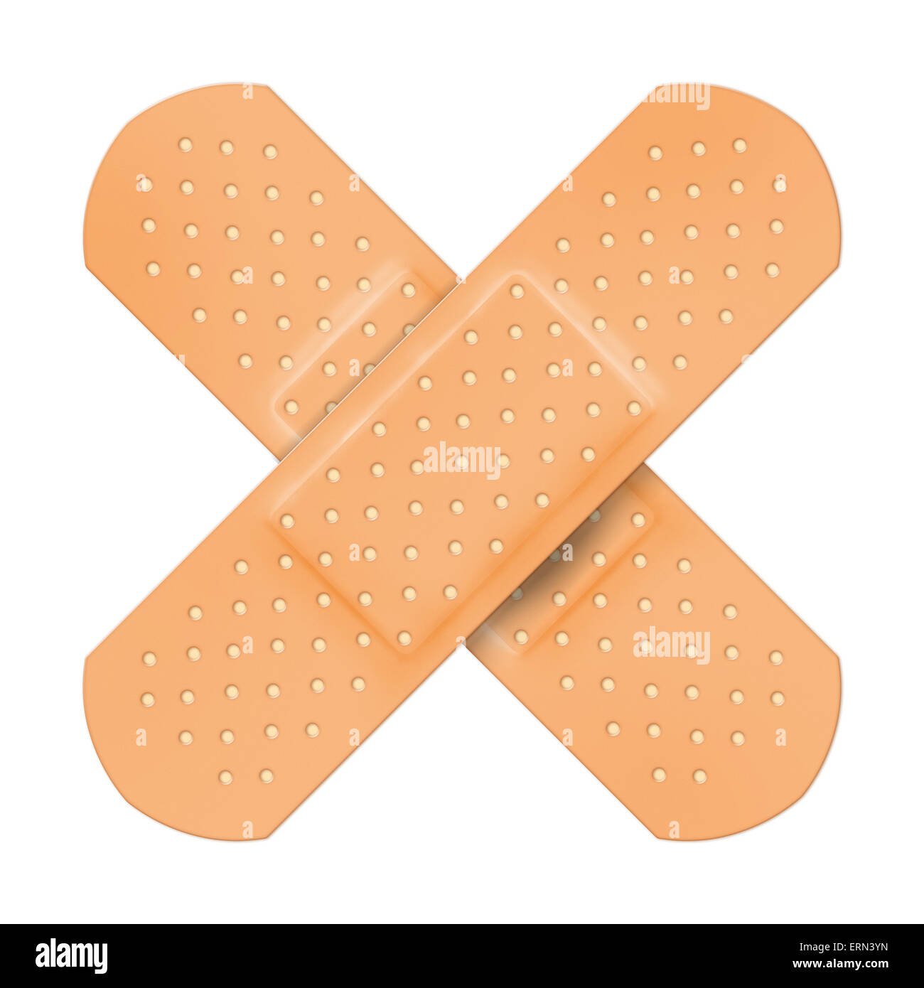 Adhesive plaster cross shape isolated on white background Stock Photo ...