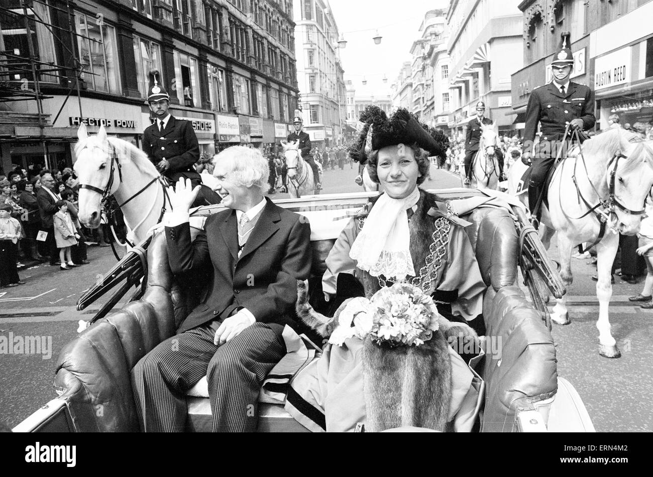 Lord Mayor's Show, Birmingham, Saturday 26th May 1973 Stock Photo - Alamy