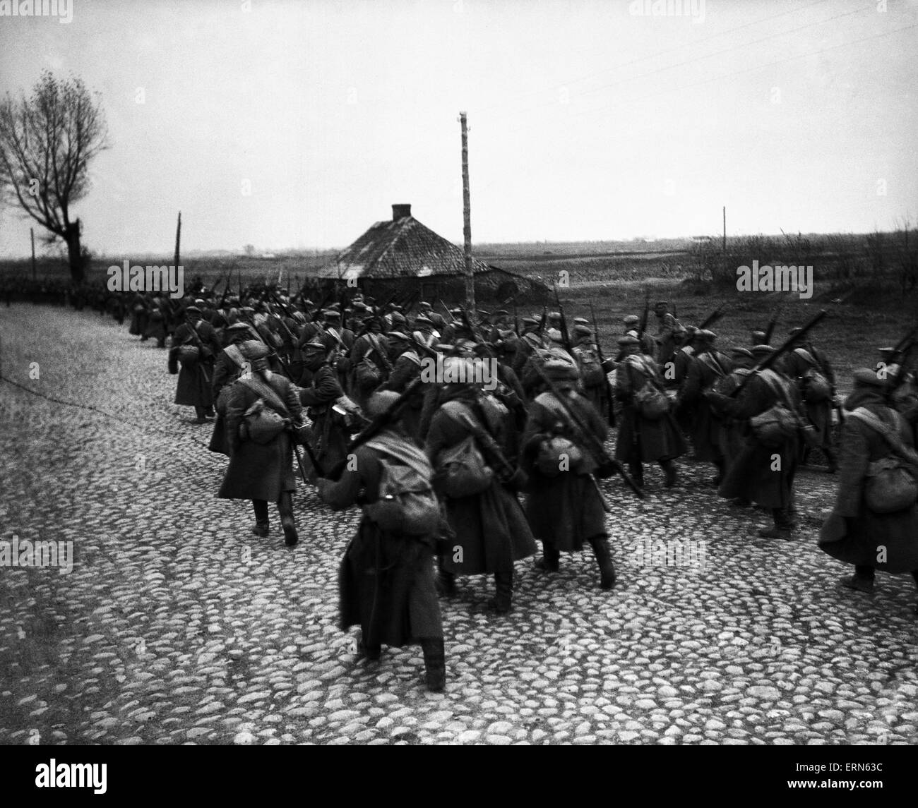 Poland soldiers ww1 Black and White Stock Photos & Images - Alamy