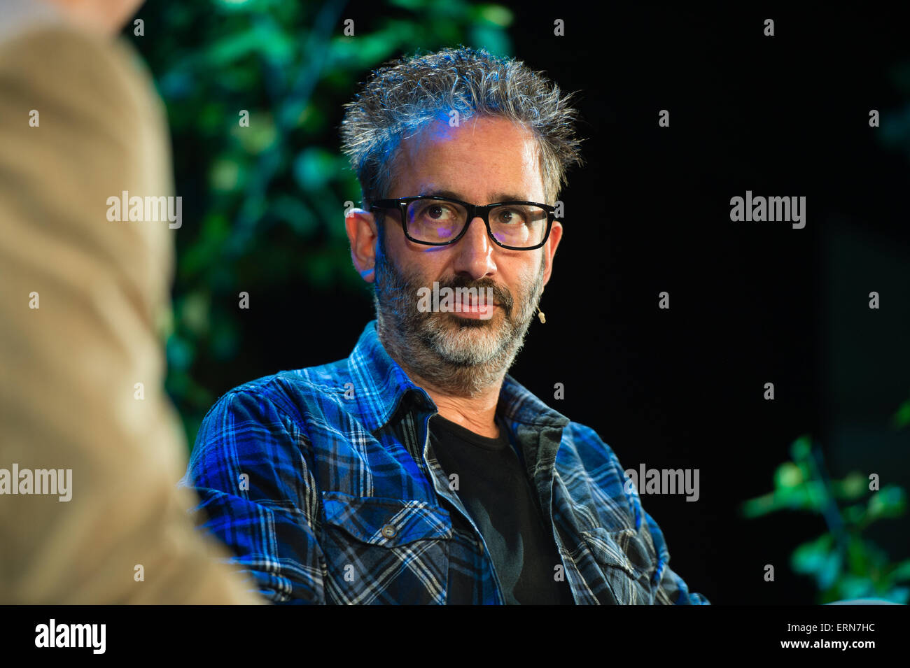 DAVID BADDIEL Hay Literature Festival 2015 Monday May 25 2015 Stock ...