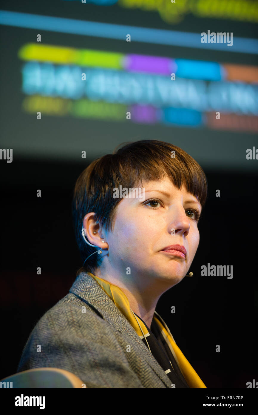 MELISSA HARRISON, young woman writer , author of 'Clay', at the Hay ...