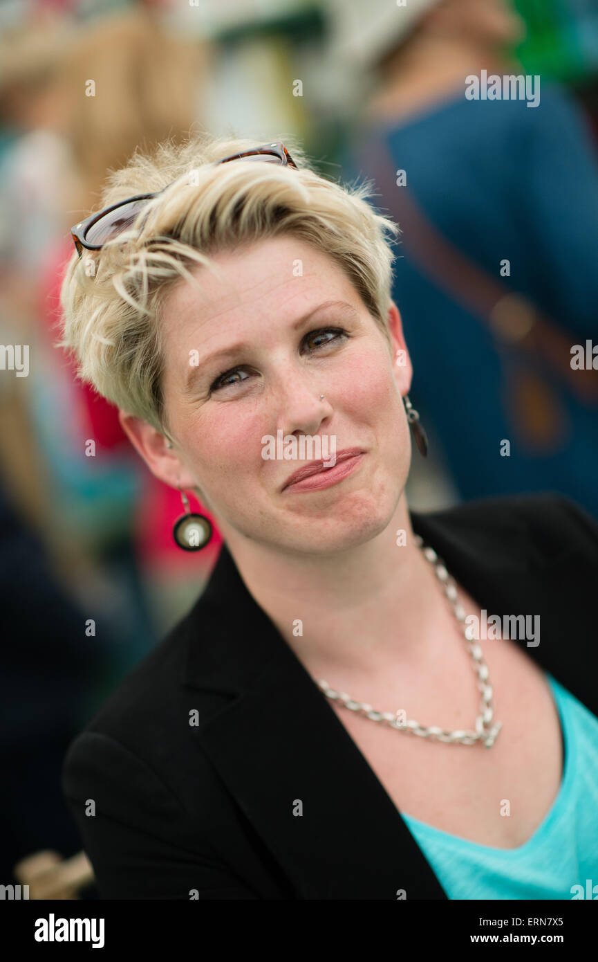 CAROLINE CRIADO-PEREZ at the Hay Literature Festival 2015 Stock Photo ...