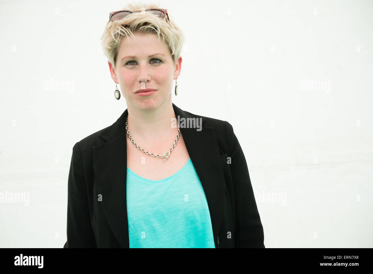 CAROLINE CRIADO-PEREZ at the Hay Literature Festival 2015 Stock Photo ...