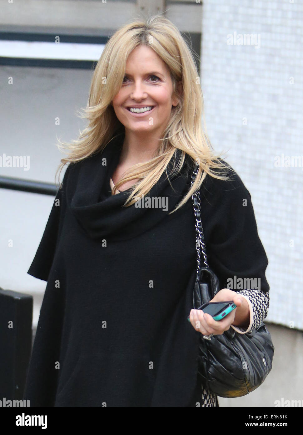 Penny Lancaster outside ITV Studios Featuring: Penny Lancaster Where ...