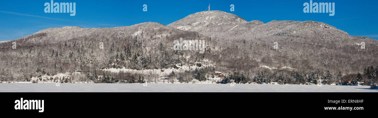 Mount Orford in winter; Orford, Quebec, Canada Stock Photo - Alamy