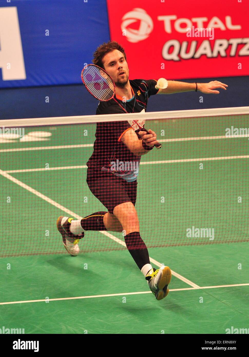 Jakarta, Indonesia. 5th June, 2015. Jan O Jorgensen of Denmark returns ...