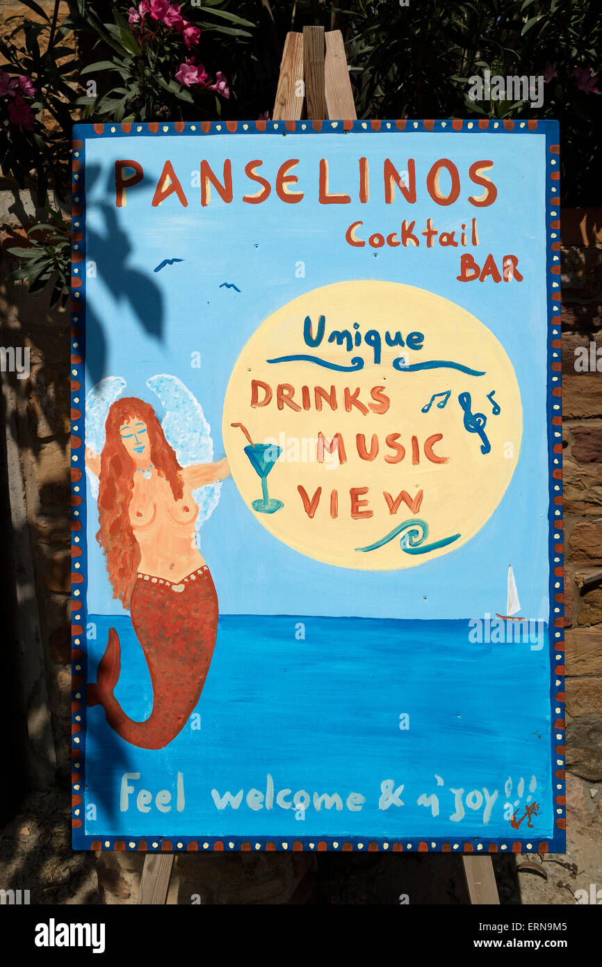 Sign on the bar hi-res stock photography and images - Alamy