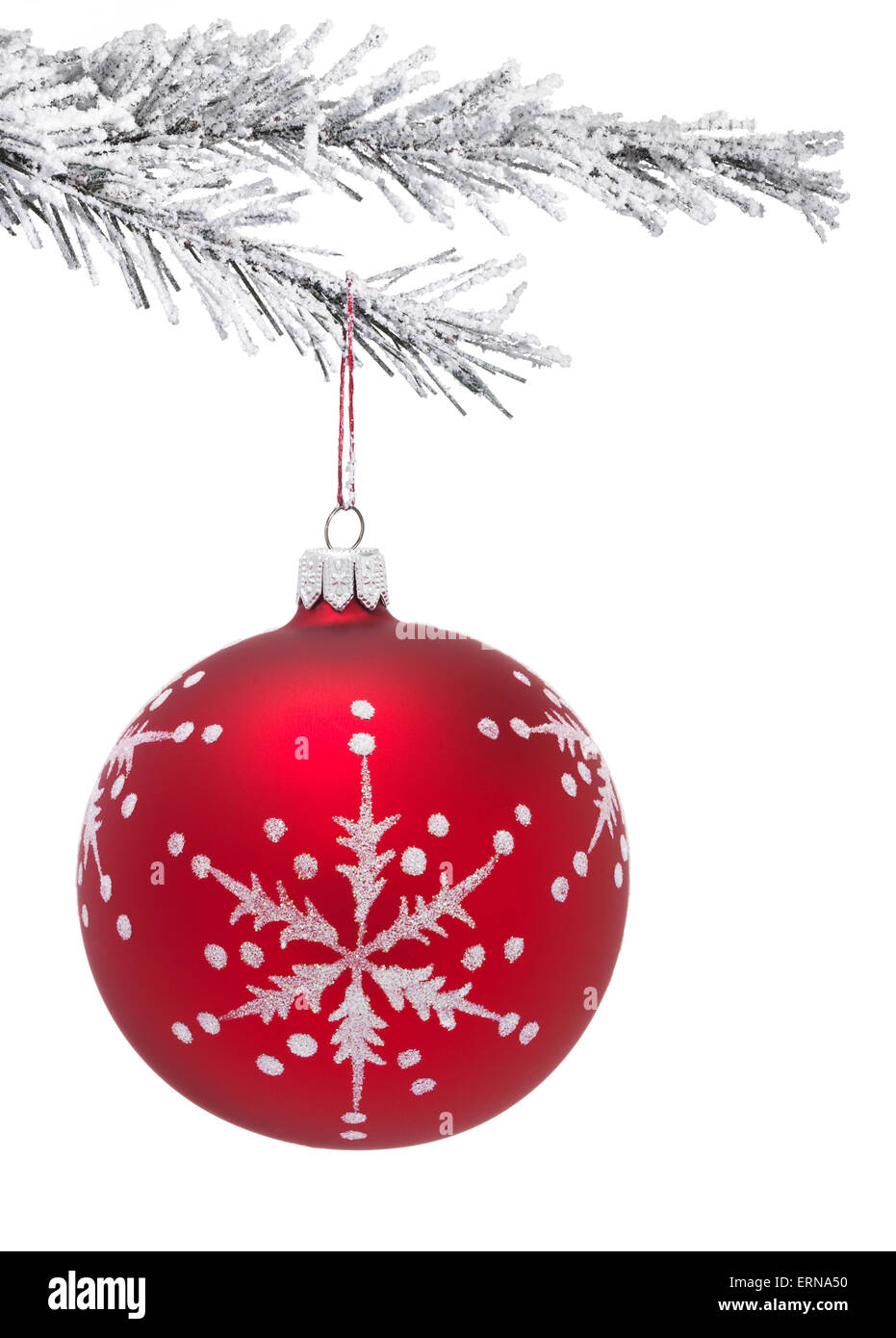 Red ball christmas tree Cut Out Stock Images & Pictures - Alamy