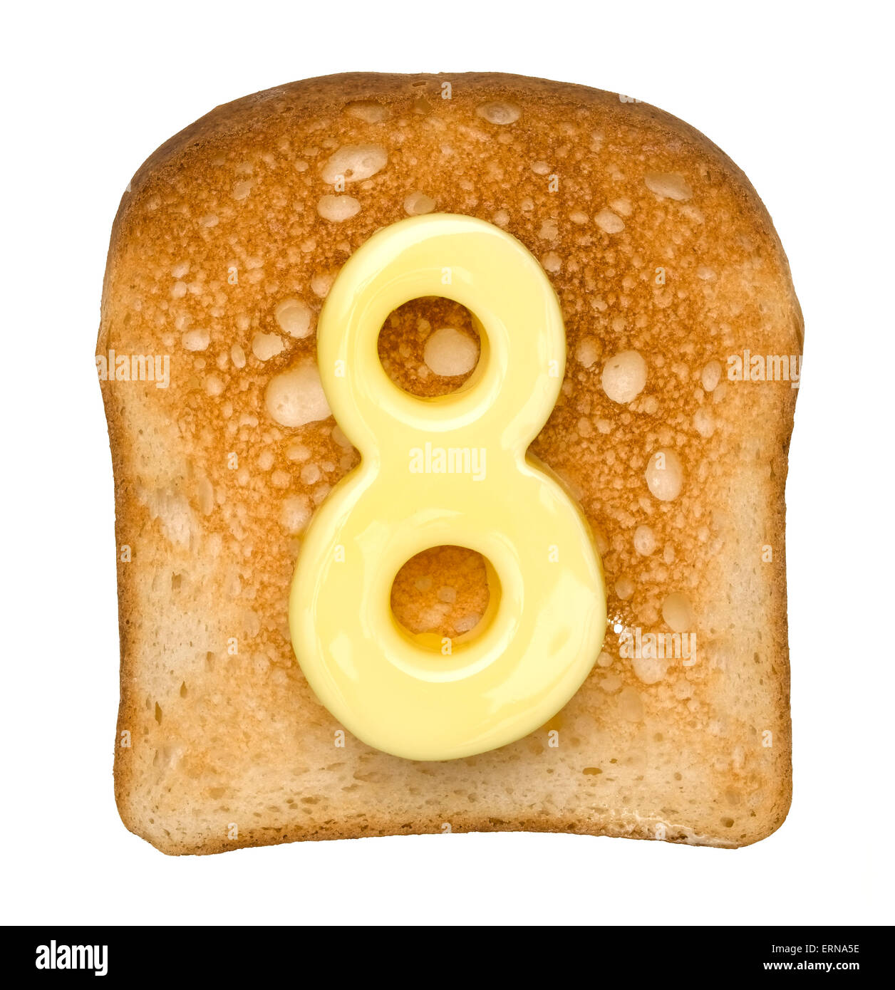 Toast butter number hi-res stock photography and images - Alamy