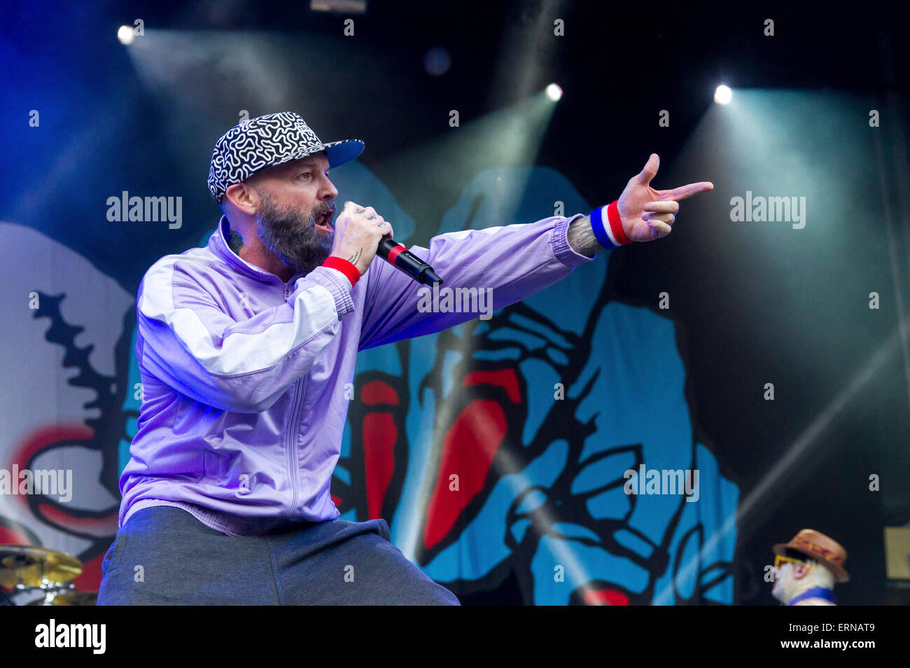 Berlin. 2nd June, 2015. Limp Bizkit concert on June 2, 2015 in Berlin ...