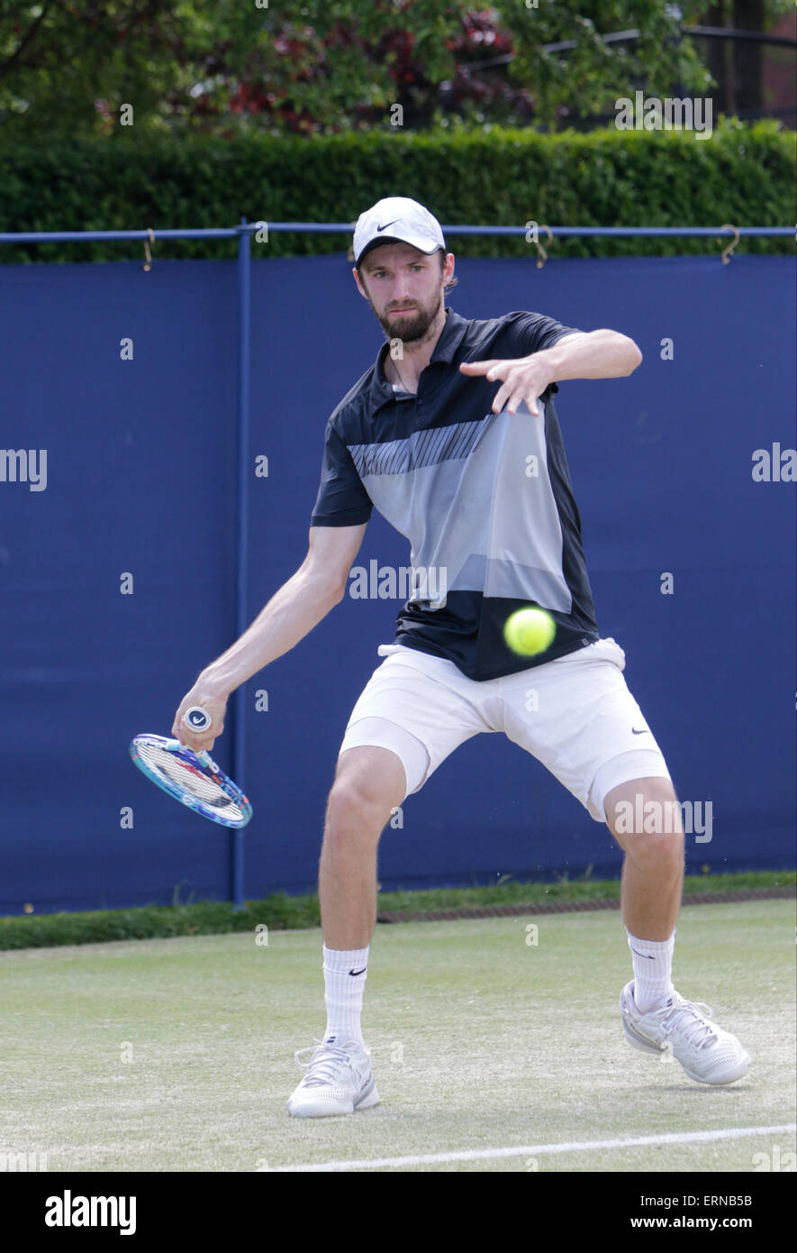 Manchester, UK. 05th June, 2015. Aegon Manchester Trophy. Konstantin ...