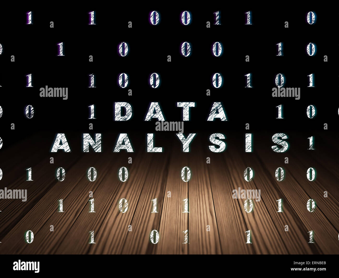 Data concept: Data Analysis in grunge dark room Stock Photo - Alamy