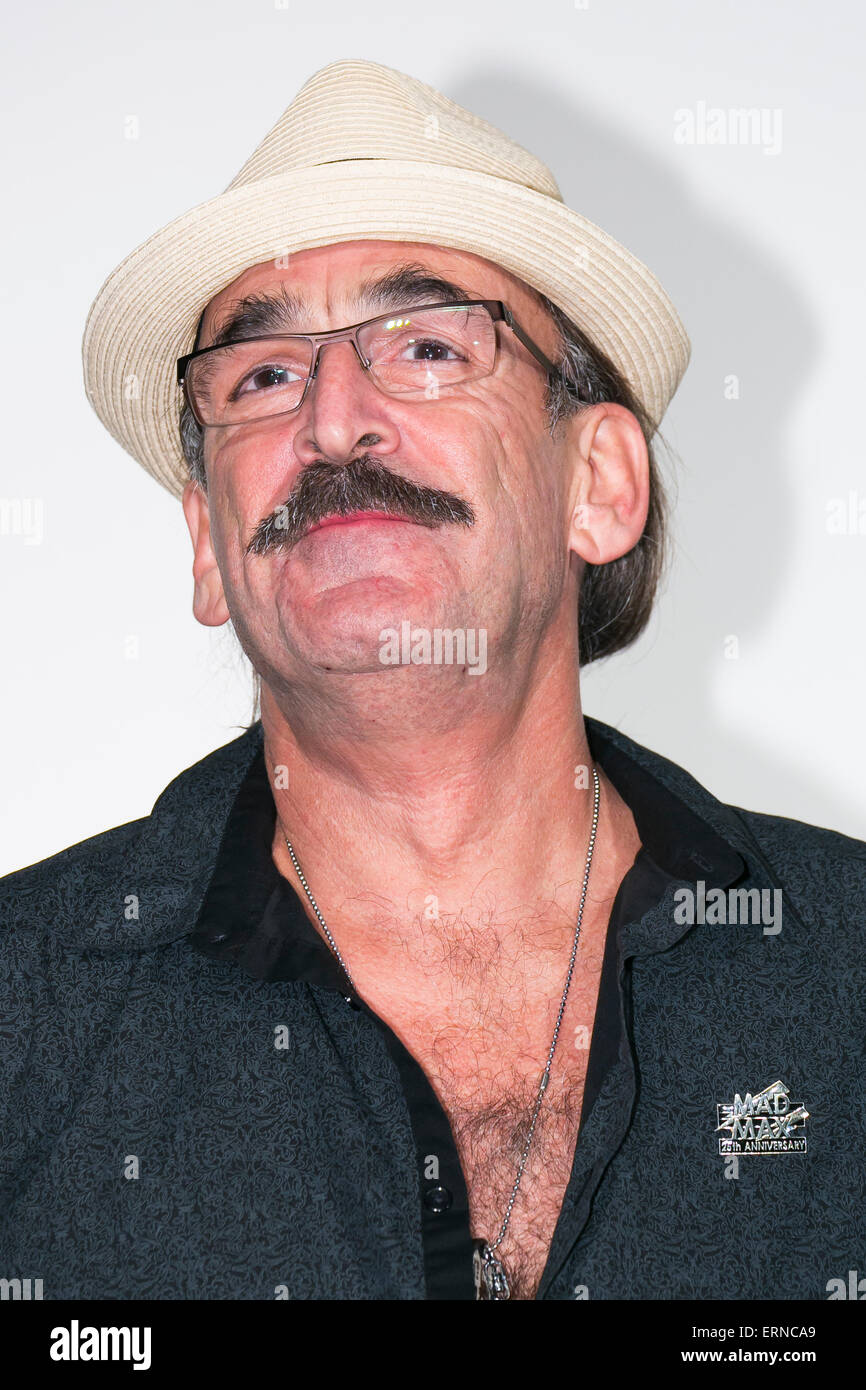 Actor Paul Johnstone from the original Mad Max movie (1979) attends the ''Mad Max: Fury Road ...