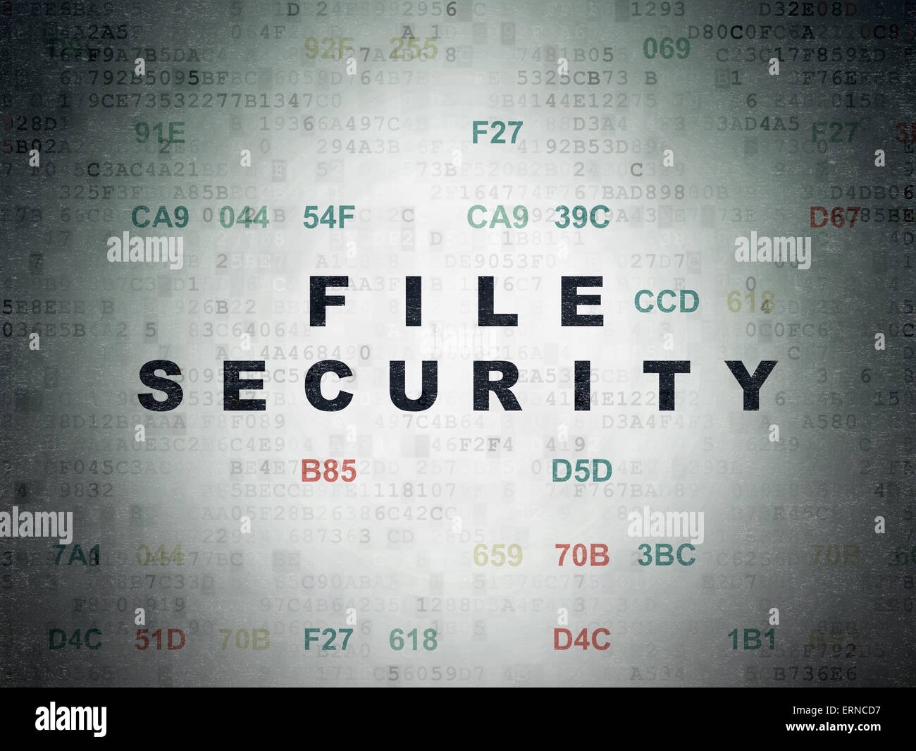 Security concept: File Security on Digital Paper background Stock Photo ...