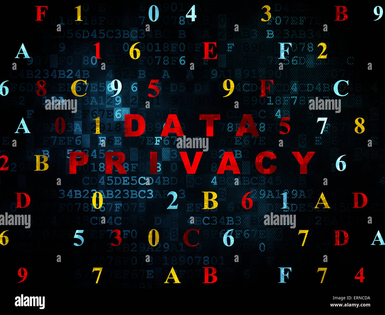 Protection concept: Data Privacy on Digital background Stock Photo - Alamy