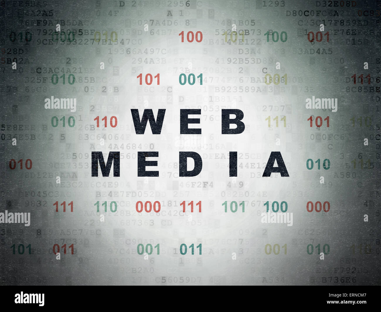 Web design concept: Web Media on Digital Paper background Stock Photo - Alamy