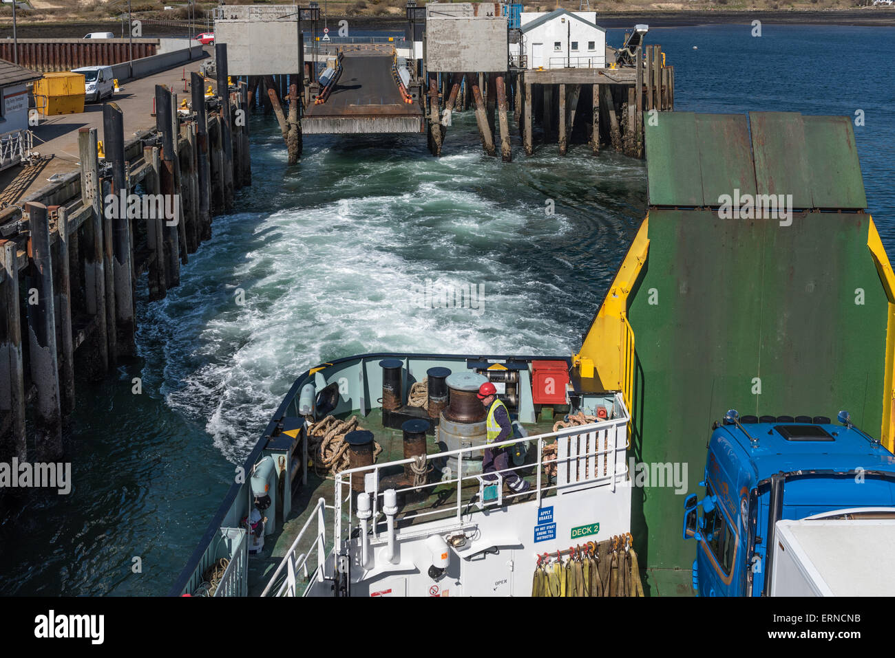 Lorry on ferry ramp car hi-res stock photography and images - Alamy