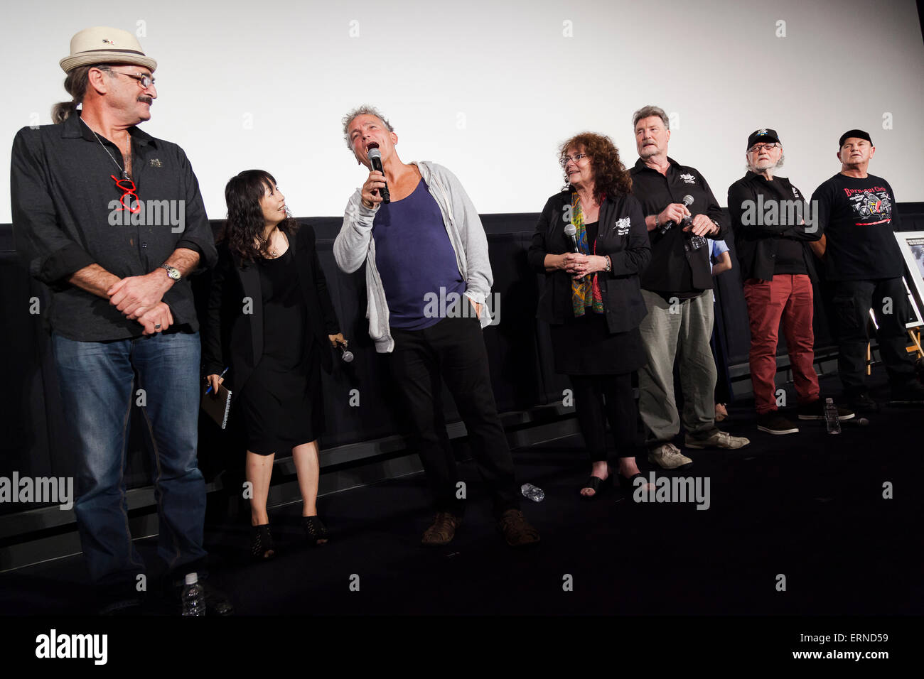 (L to R) Actor Paul Johnstone, Australian actor Tim Burns, Australian ...