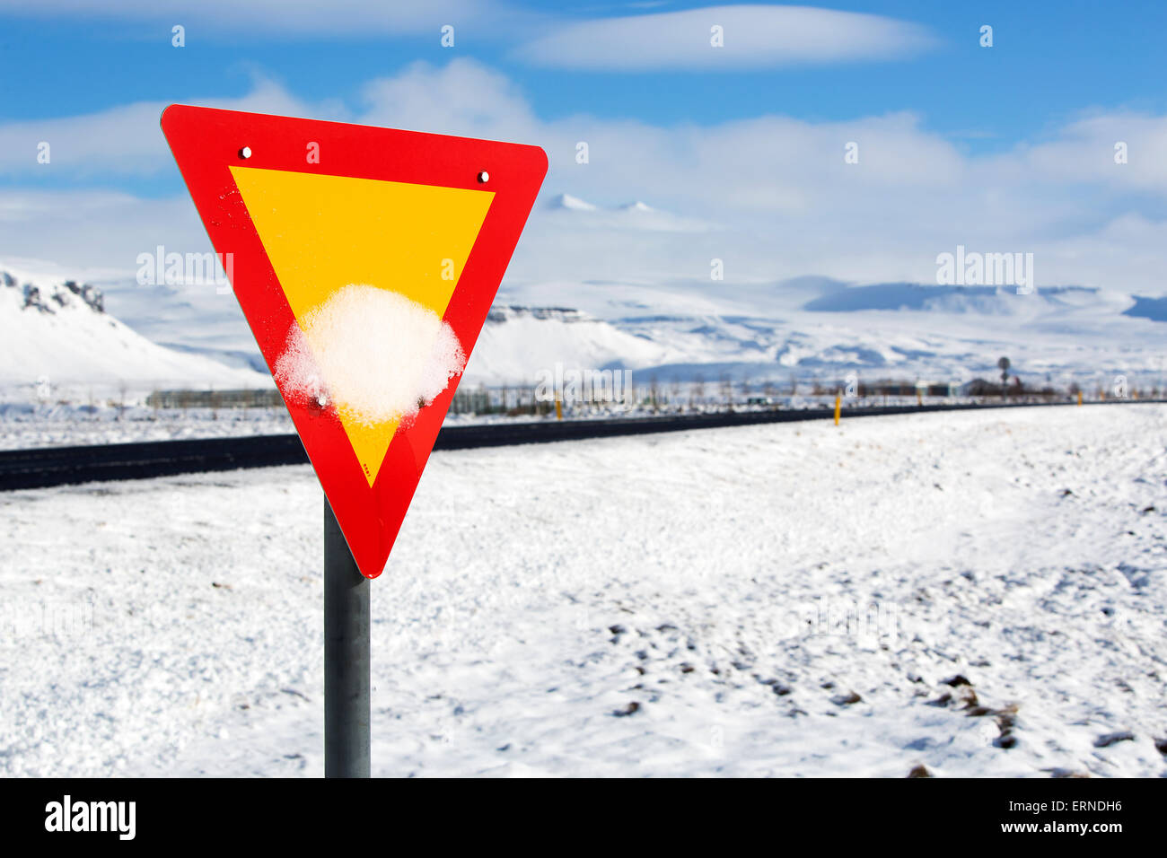 Caution road sign in hi-res stock photography and images - Alamy