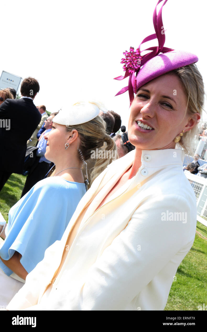 Epsom Downs, Surrey, Uk 5th June, 2015 Mrs. Richard Hannon Jnr and Emma ...
