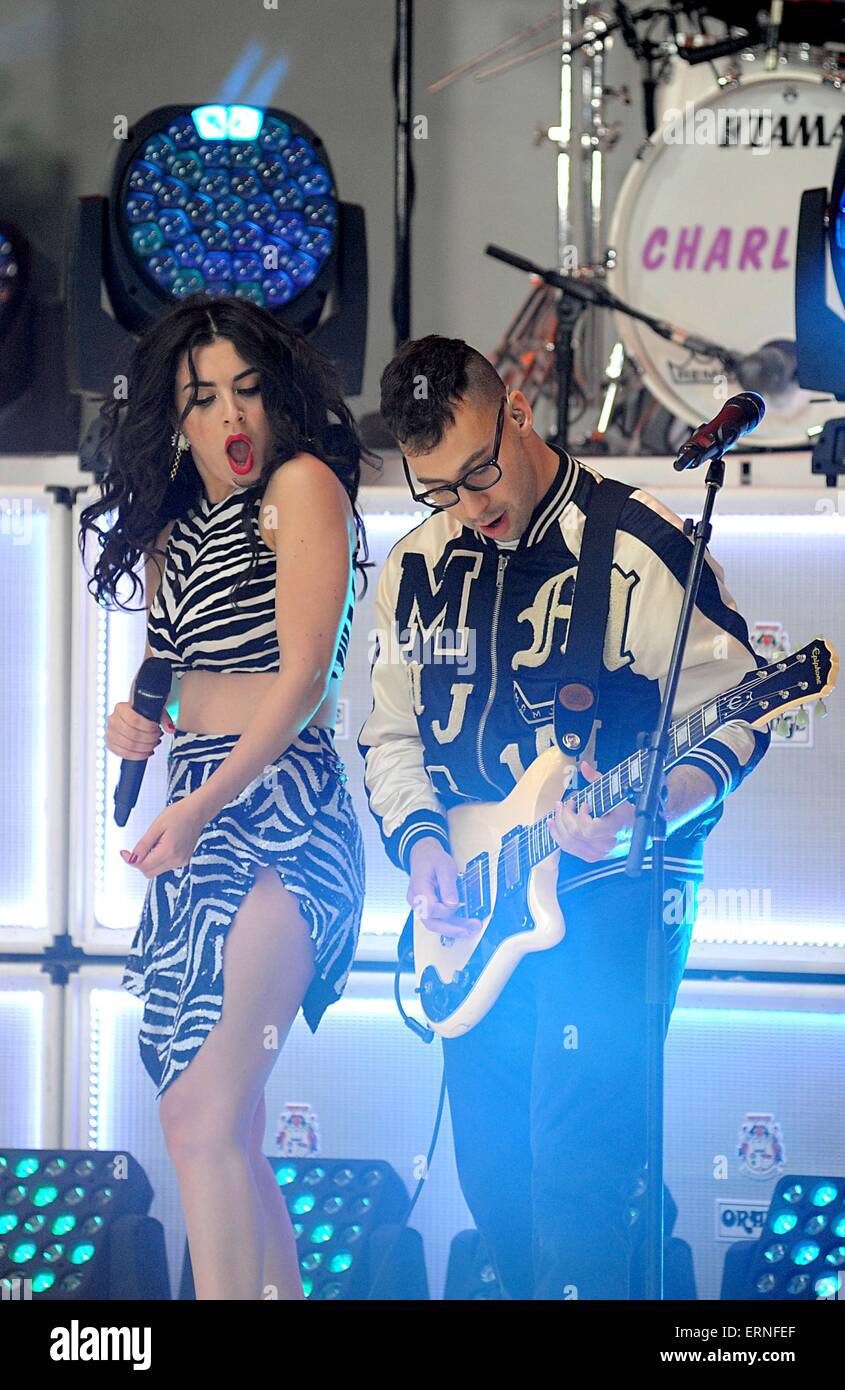 New York, NY, USA. 5th June, 2015. Charlie XCX on stage for NBC Today ...