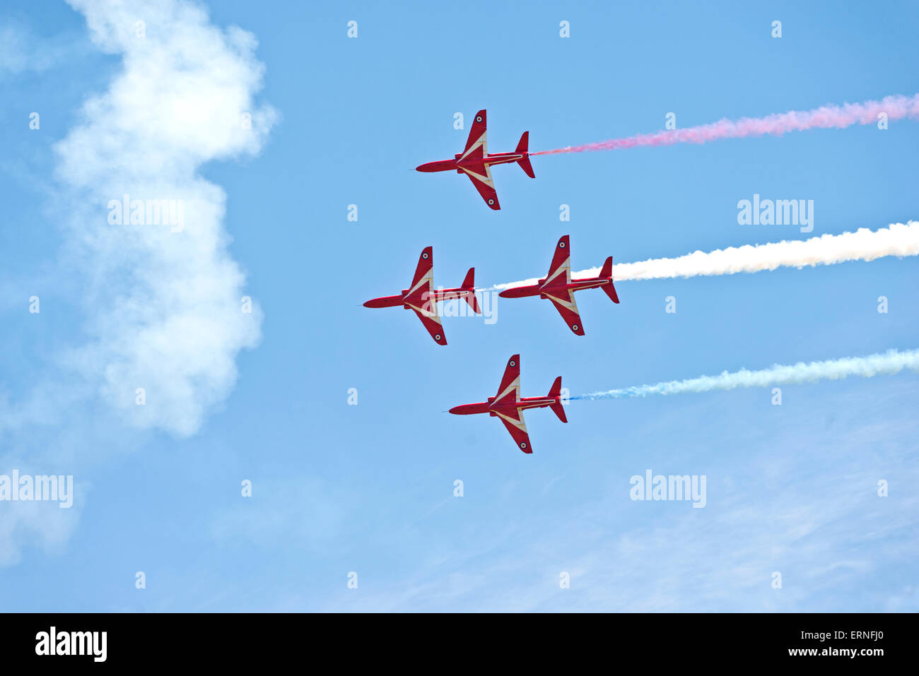 Red Arrows air display Families Day Raf Valley 2015 Anglesey North ...