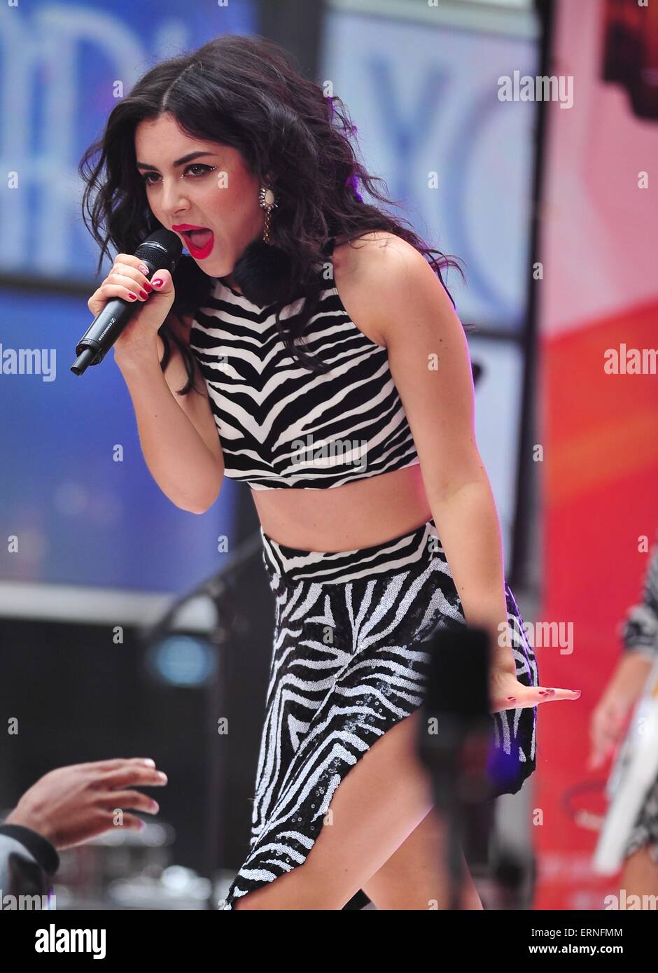 New York, NY, USA. 5th June, 2015. Charlie XCX on stage for NBC Today ...