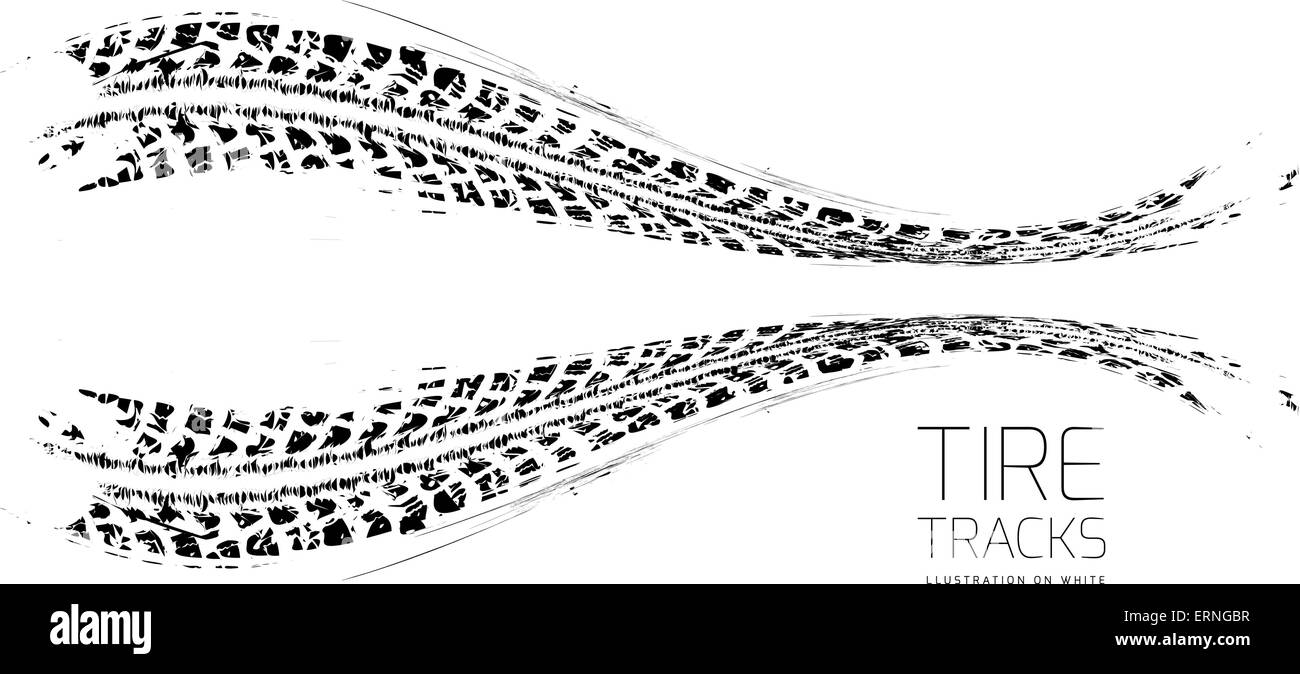 Tire tracks background Stock Vector Image & Art - Alamy