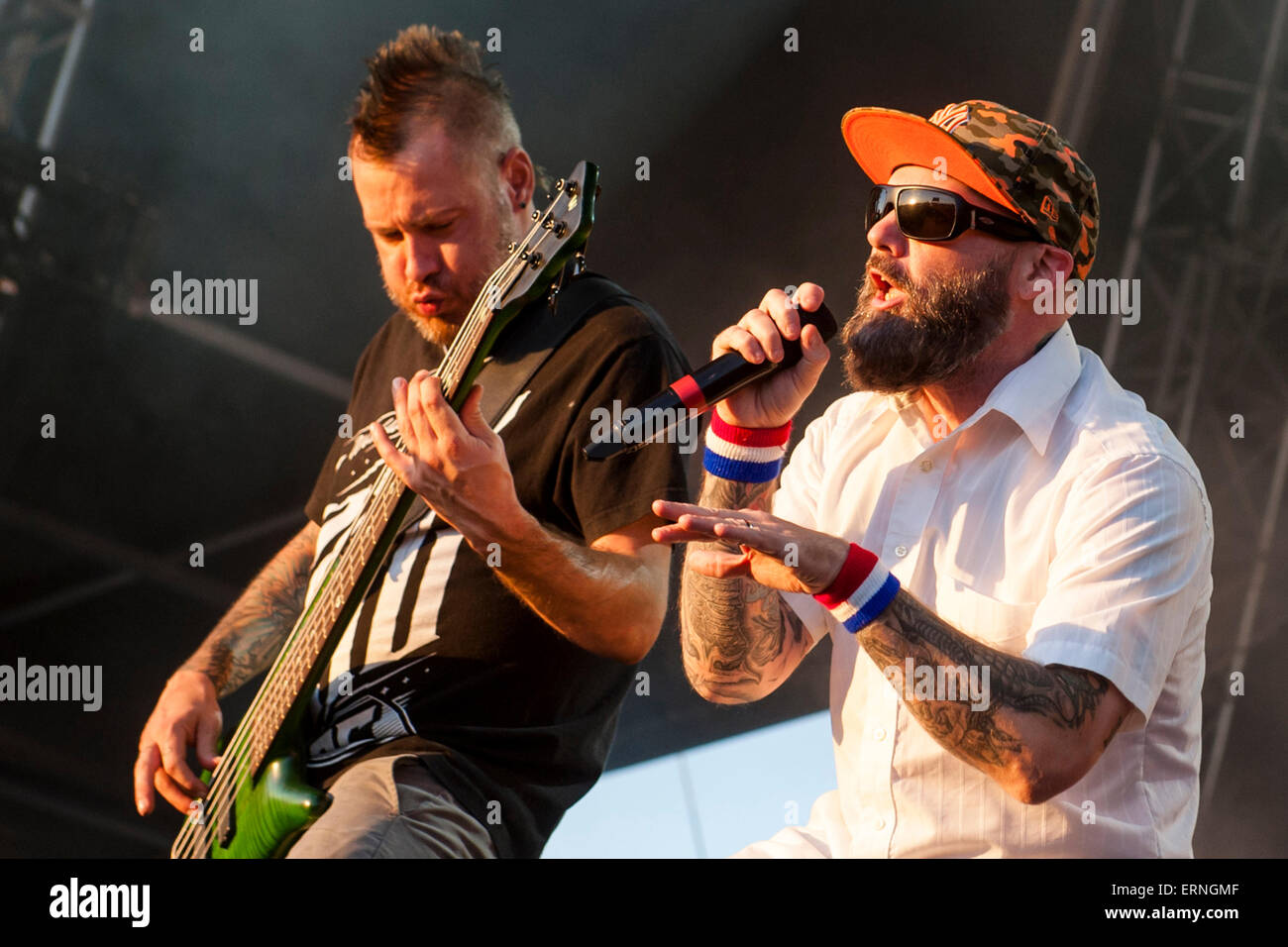 Hradec Kralove, Czech Republic. 5th June, 2015. Bassist Sam Rivers ...