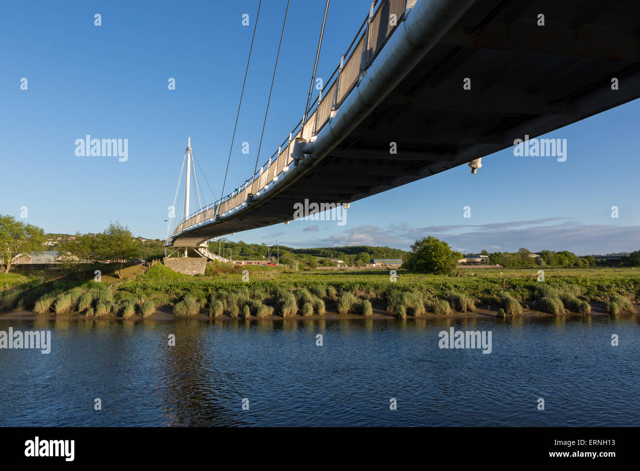 Carmarthen railway bridge hi-res stock photography and images - Alamy