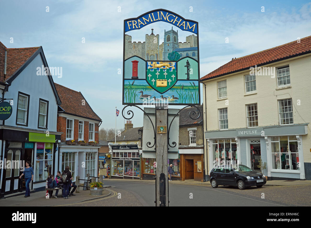 Framlingham Suffolk UK Stock Photo - Alamy