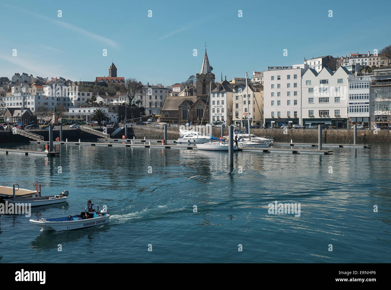 St peter port is the capital of guernsey hi-res stock photography and ...