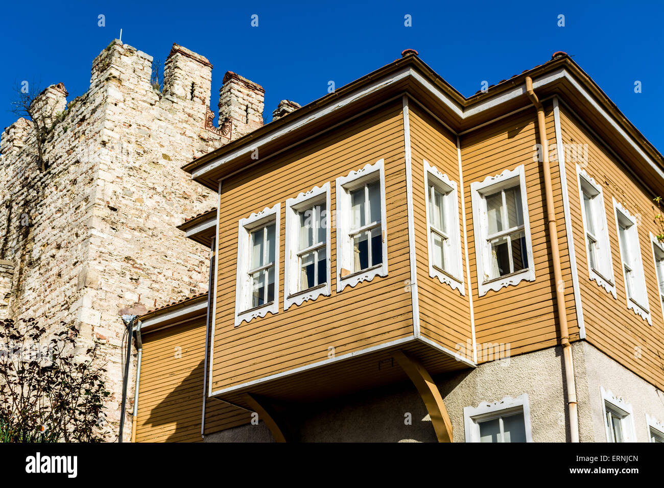 Old traditional houses in turkish hi-res stock photography and images ...