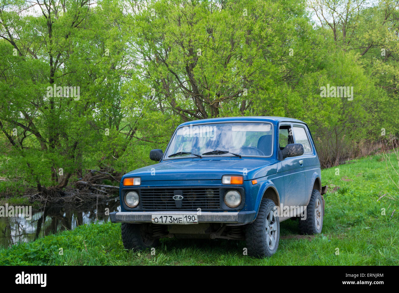 Soviet and Russian SUV Lada Niva 4x4 Stock Photo - Alamy