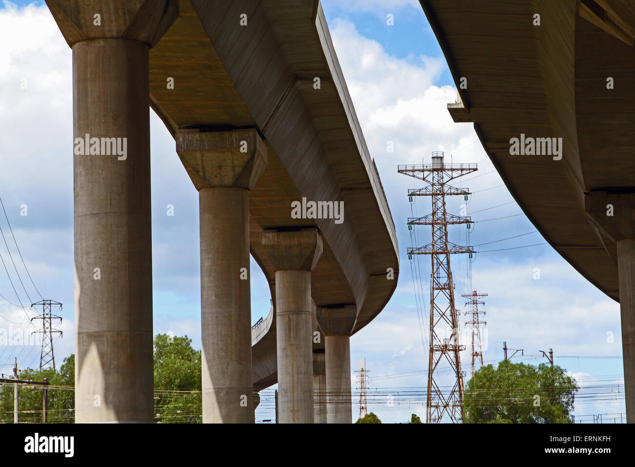Melbourne motorway hi-res stock photography and images - Alamy