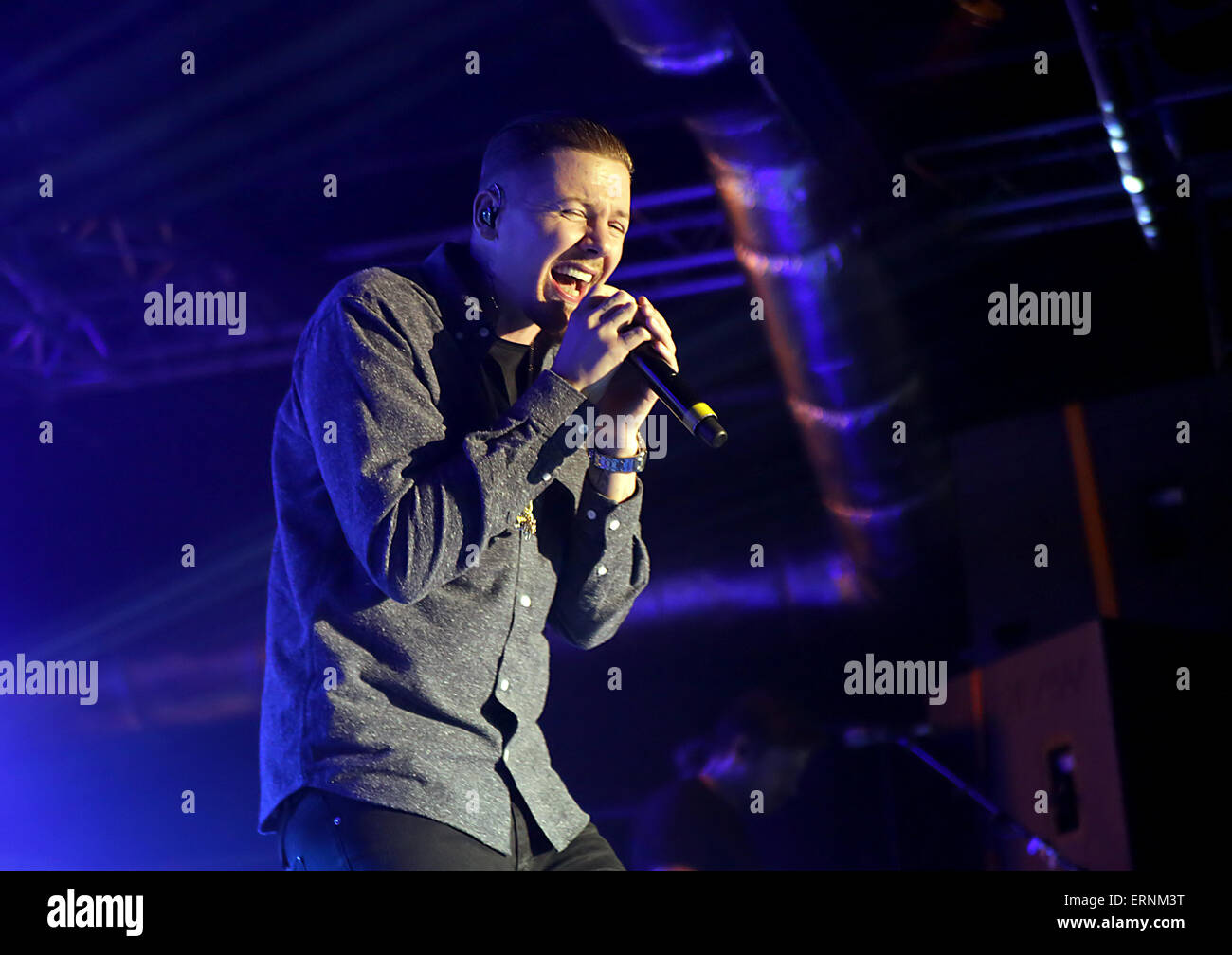 Professor Green performing live on stage at Liverpool O2 Academy ...