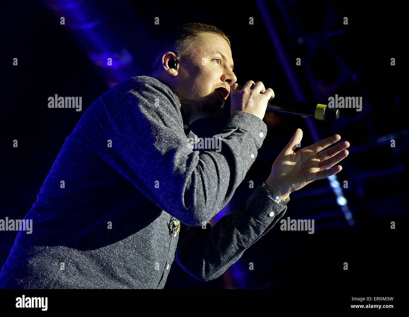 Professor Green performing live on stage at Liverpool O2 Academy ...