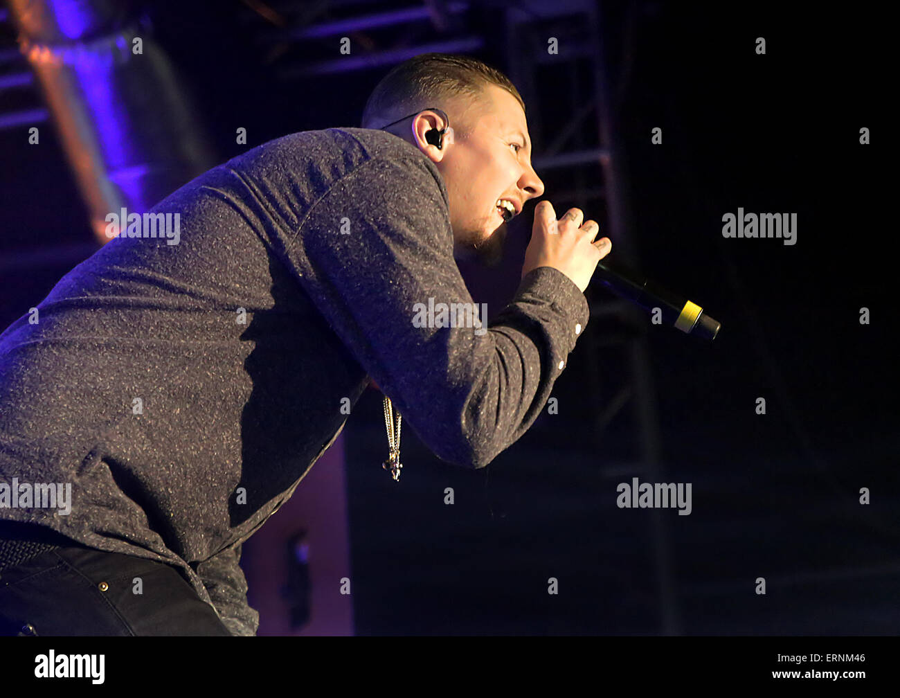 Professor Green performing live on stage at Liverpool O2 Academy ...