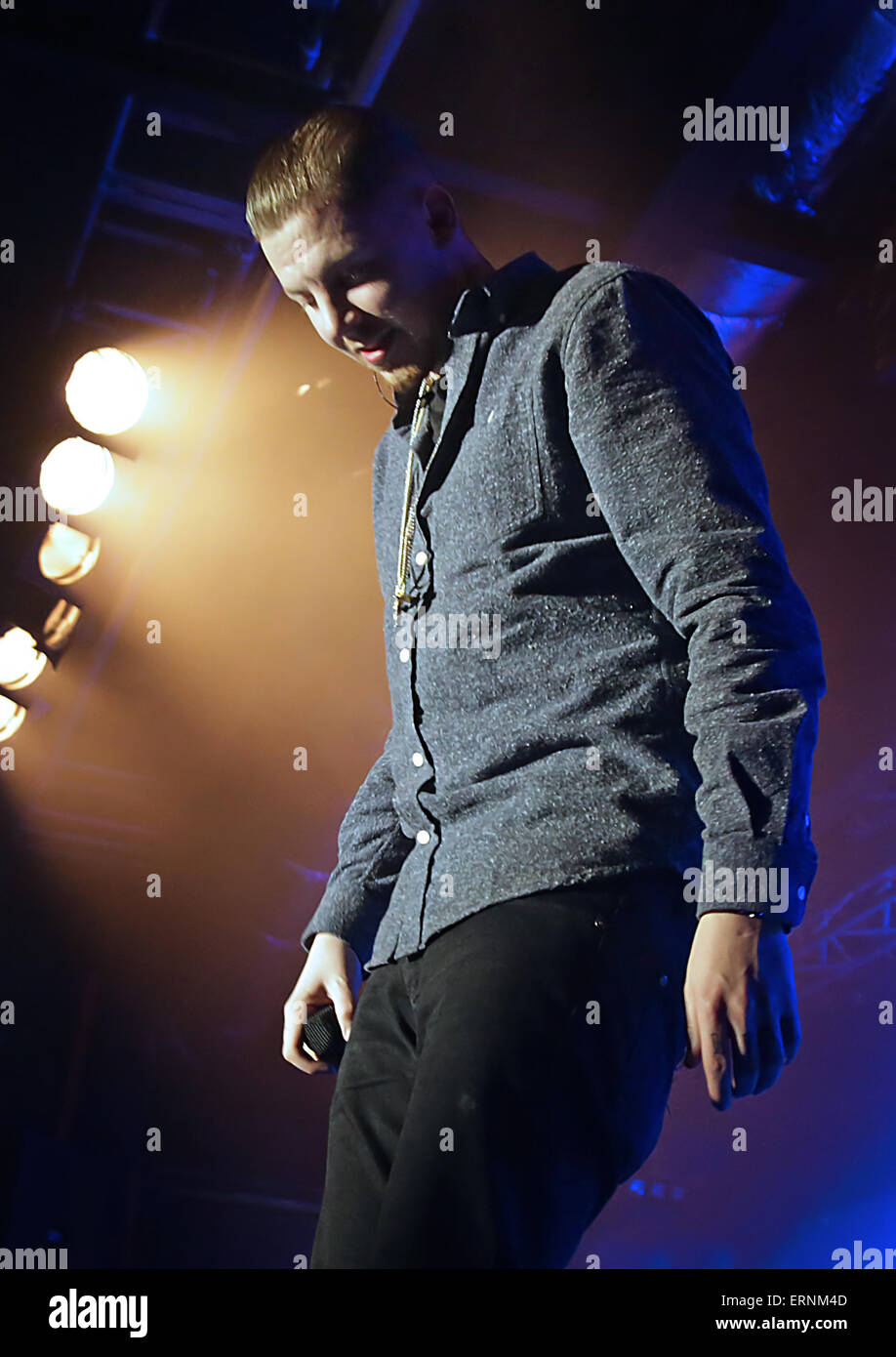 Professor Green performing live on stage at Liverpool O2 Academy ...