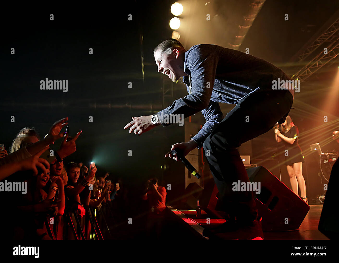 Professor Green performing live on stage at Liverpool O2 Academy ...