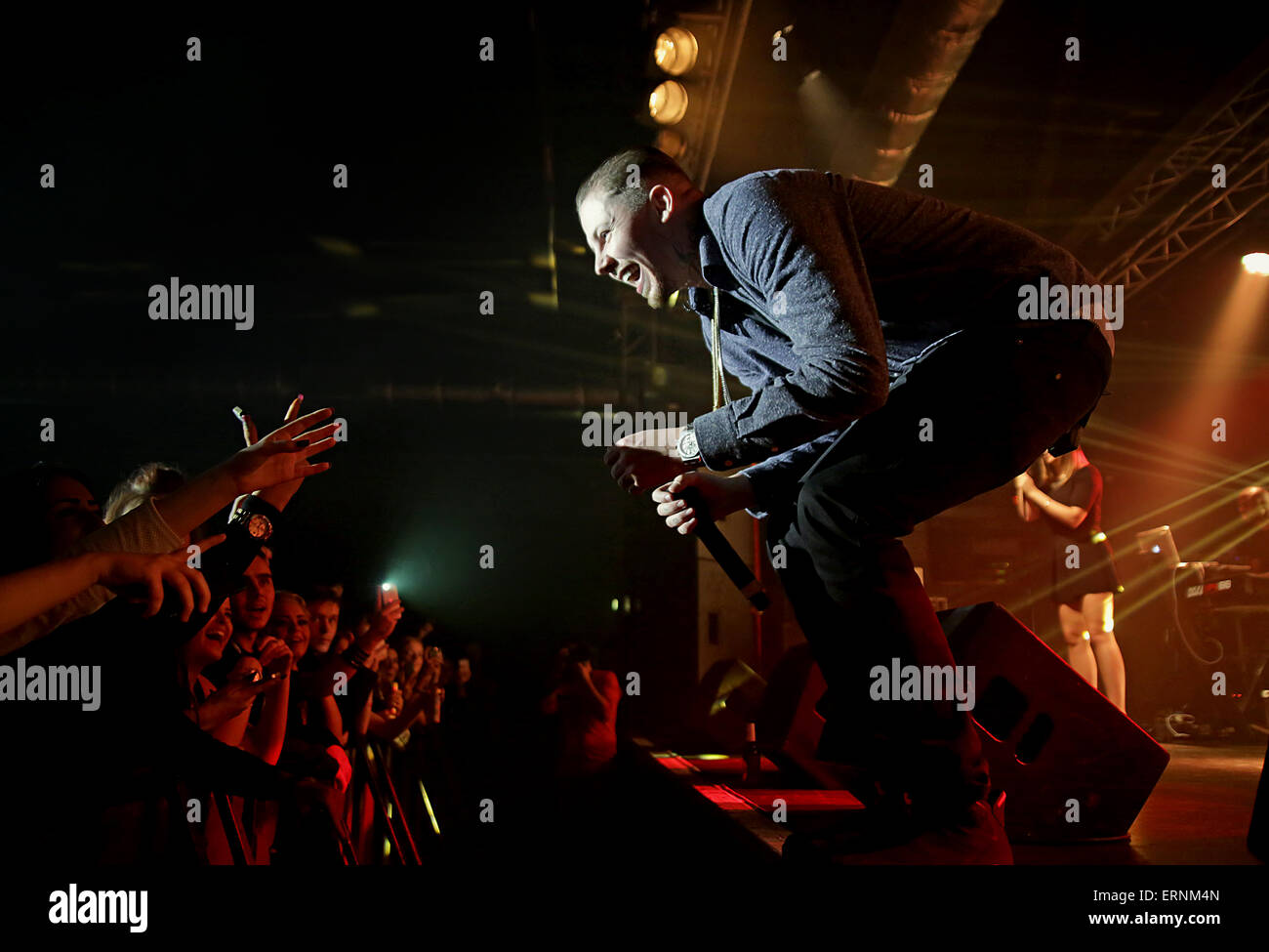 Professor Green performing live on stage at Liverpool O2 Academy ...